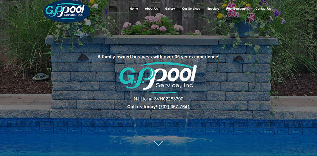 Website Design & Creation For Swimming Pool Builders